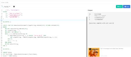 How To Remove Whitespaces Junk Characters In Sql Mysqlcode