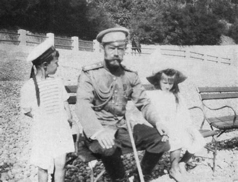 Anastasia Nikolaevna Romanova With Her Father Tsar Nicholas Ii And