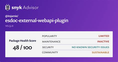 Itsjamieesdoc External Webapi Plugin Npm Package Snyk
