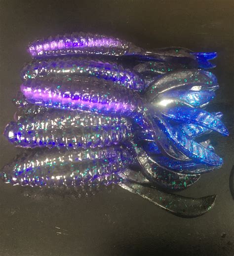 4 1 4 Sniper Craw Color Junebug Magic 30 Count Pack Pre Order 2 3
