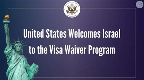 Us Visa Waiver Program Partners For Progressive Israel