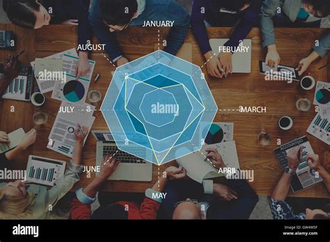 Spider Radar Chart Statistics Analytics Concept Stock Photo Alamy