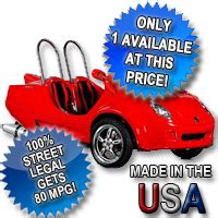 Street Legal Scoot Coupe 3 Wheel Trike Scooter Car Gets 80 Mpg