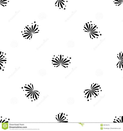 Fireworks Pattern Texture Vector Illustration