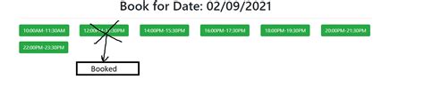 Php How To Make Booked Or Hidden In Time Slot Stack Overflow