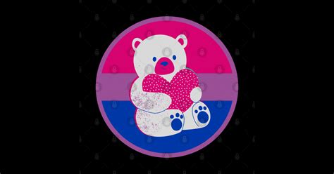 Bisexual Lgbtq Pride Flag Bear In A Sphere Bisexual Lgbtq Pride Flag