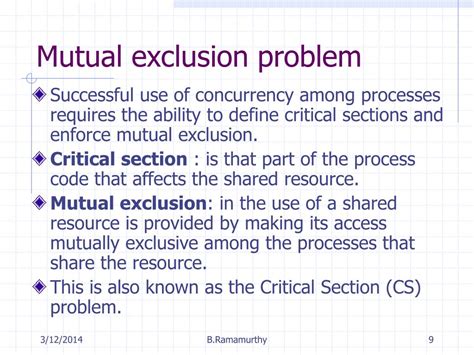 PPT Mutual Exclusion Synchronization And Classical InterProcess