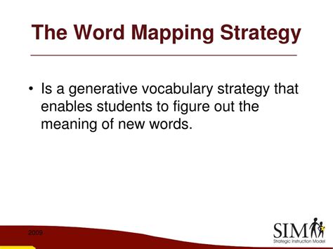 Ppt The Word Mapping Strategy Powerpoint Presentation Free Download
