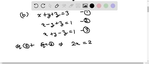 SOLVED Write A System Of Linear Equations Consisting Of Three Equations In Three Unknowns With