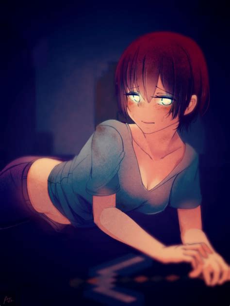 Herobrine Minecraft Drawn By At Danbooru