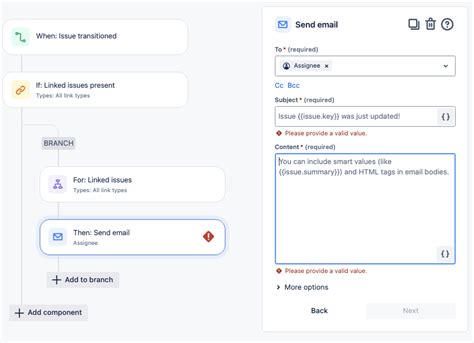 Update Jira Linked Issues In New Automation