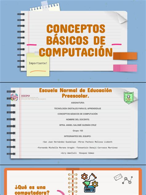 Conceptos Básicos De Computación Pdf Hardware De La Computadora