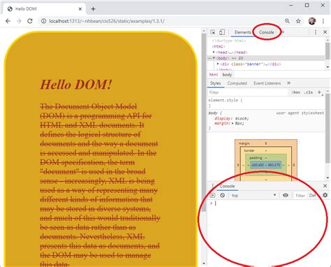 Javascript And The Dom Cis 526 Textbook