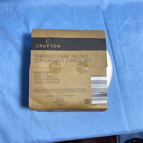 Bamboo Fibre Nested Containers 3 Piece Set