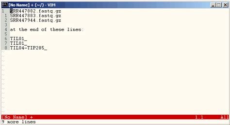 In Vim How Do I Paste A Column Of Text To The End Of Irregular Length Lines Stack Overflow