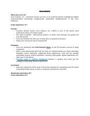 Cisco Systems Innovations Partnerships And Future Outlook For Course Hero