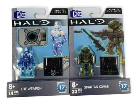 Halo Mega Construx Spartan Kovan Y El Arma Serie 17 Envío Gratis