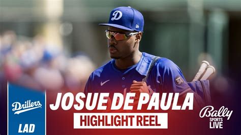 Dodgers Cf Josue De Paula 2025 Minor League Baseball Highlights Bally