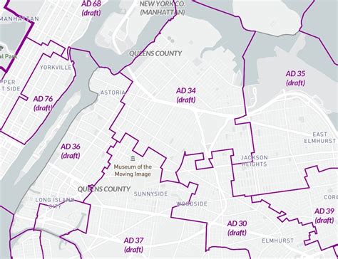 Long Island District Map