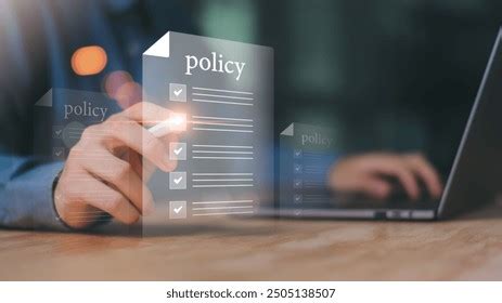 Businessman Showing Online Document Validation Icon Stock Photo Shutterstock