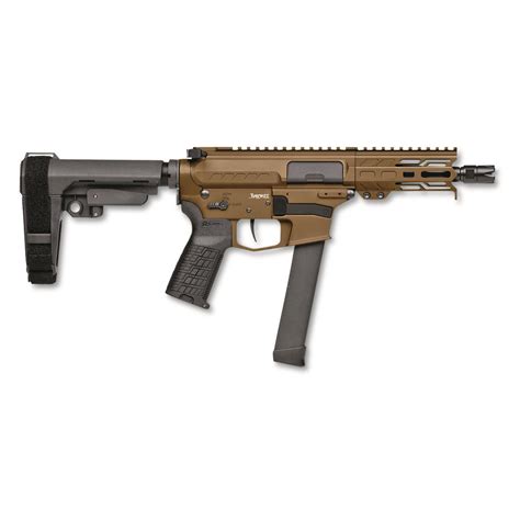Cmmg Banshee Mkgs Ar Style Pistol Fixed Ejector 9mm 5 Midnight