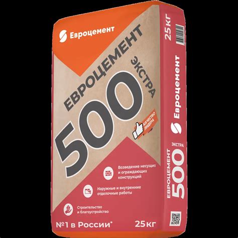 Цемент Евроцемент M500 ЦЕМ II А-Ш 42.5 Н 25 кг ️ купить по цене 208 ...