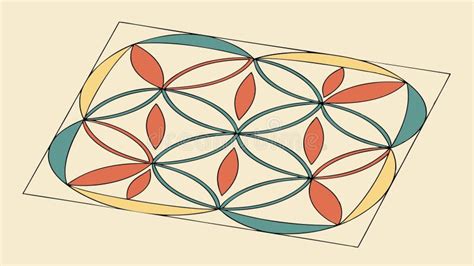 Geometric Tile Pattern Vector Decorative And Mosaic Design Art Element Generative Ai Stock