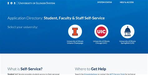 UIUC Self Service Portal UIUC Self Service Portal For Babes