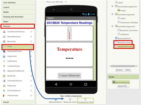 Arduino Send Sensor Readings To Android App With Mit App Inventor