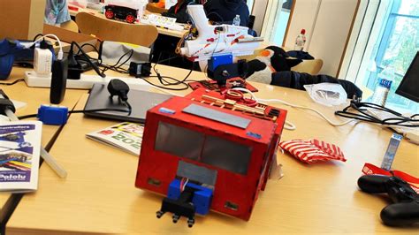 Flaming Bots And Nerf Shooters Pi Wars Brings Together The Best Raspberry Pi Robotics Teams In
