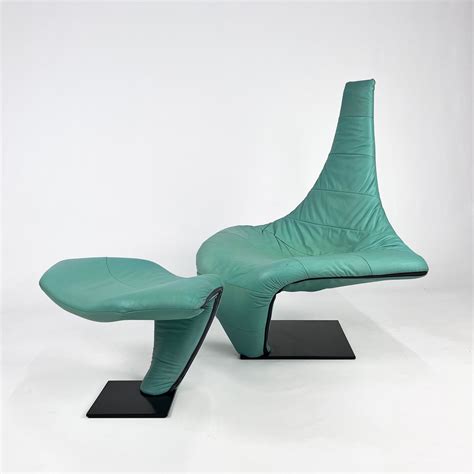 Lounge Chair Turner With Ottoman By Jack Crebolder For Harvink Dutch