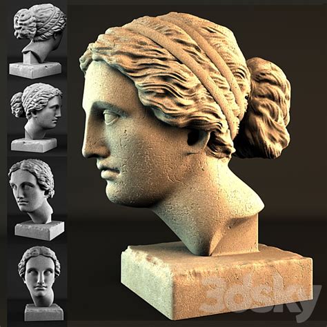 Aphrodite Head Sculpture 3d Max 3d Max Master