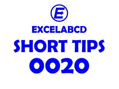 Short Tips 0020 Difference Between SUM SUMIF And SUMIFS Excelabcd