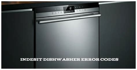 Decoding Indesit Dishwasher Error Codes 2025