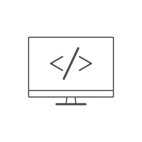 custom coding icons vector illustration modern style custom coding