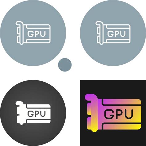 Gpu Vector Icon 40935955 Vector Art At Vecteezy