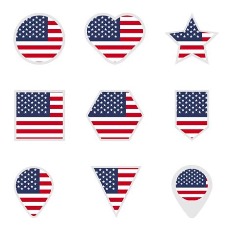 Premium Vector Pointer Collection With Shape Flag Design Premium Vector Pointer Collection With Shape Flag Design