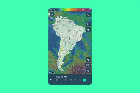 Isobars Windy App