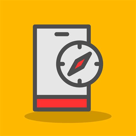 Compass App Vector Icon Design 20403298 Vector Art At Vecteezy