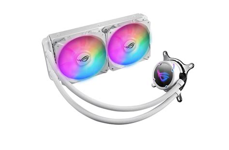 白色就是讚！華碩 Rog Strix Lc Ii 240 Argb 水冷系統開箱介紹 電腦diy