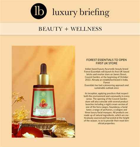 Forest Essentials To Open First Uk Store Forest Essentials