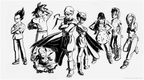 Dbz Black And White Wallpapers Top Free Dbz Black And White