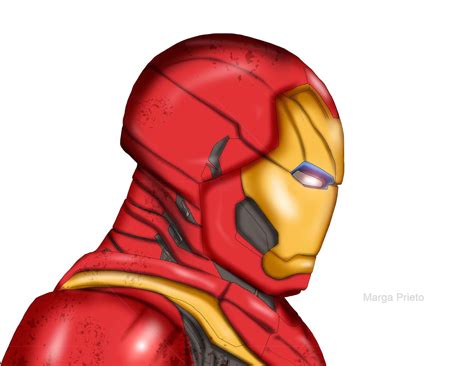 How To Draw A Iron Man Face