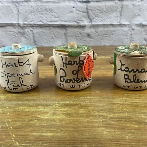 Herb Pots Etsy