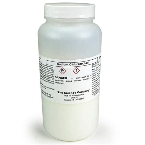 Lab Grade Sodium Chlorate 500g For Sale Buy From The Science Company