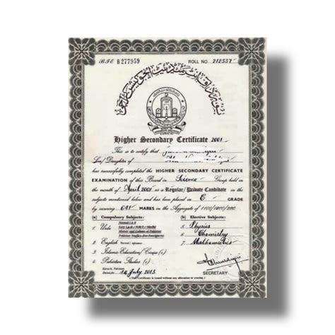 Duplicate Degree And Marksheet Issuance In Pakistan Nadra Birth Certificate