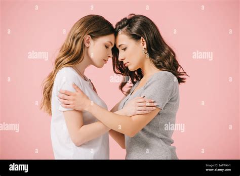 Two Sad Girls Hugging