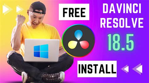 Free Download And Installation Davinci Resolve 18 And 185 Complete