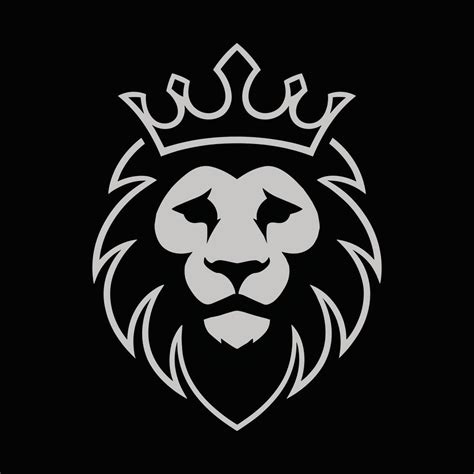 Royal Lion Logo Png Black And White