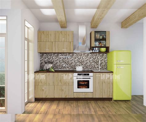 Кухненски мебели с цял термоплот Сити